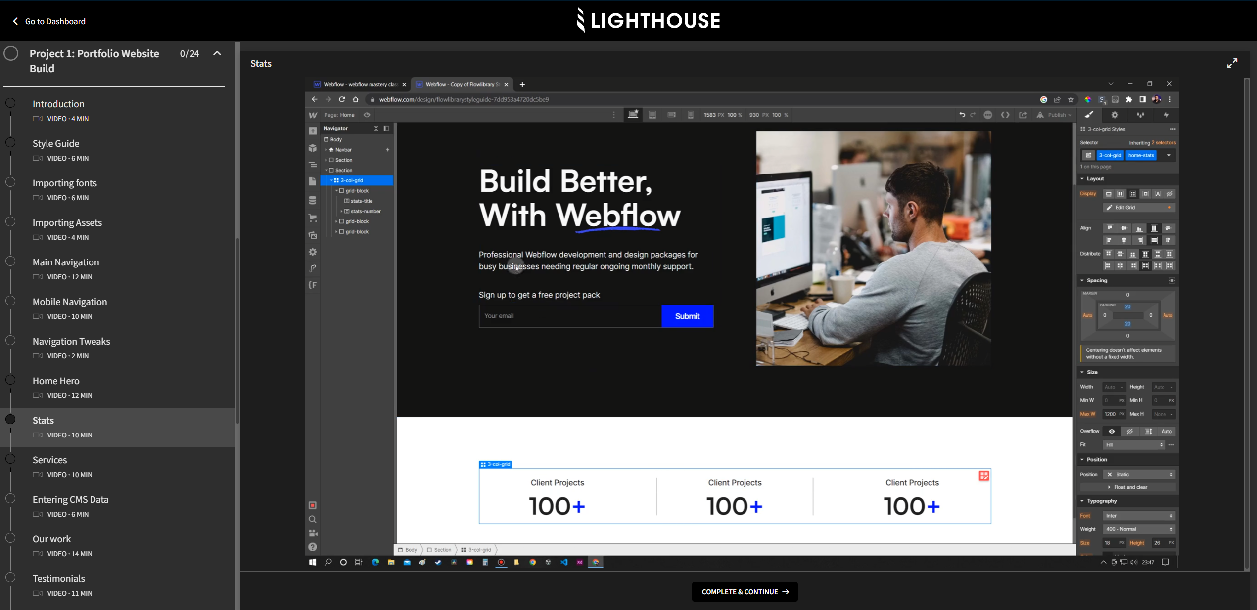 Webflow Mastery Course | A Masterclass In Webflow
